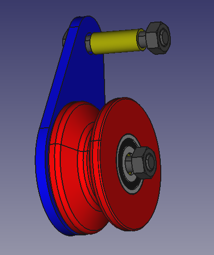 Pulley m6/m8 608zz by funkysod | Download free STL model | Printables.com