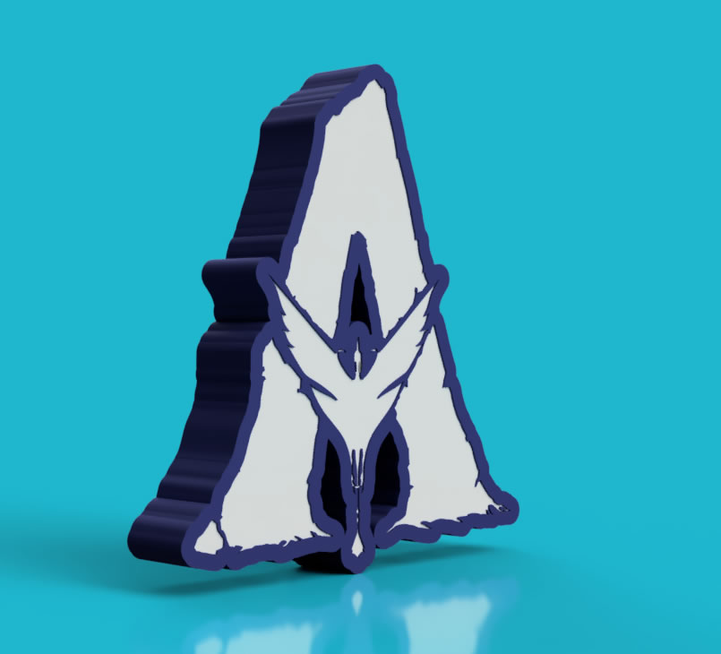 Avatar lamp " The Way of Water" by BrightBox | Printables Store