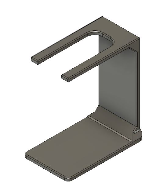 Shave Brush and Razor Stand by captaincorey | Download free STL model ...