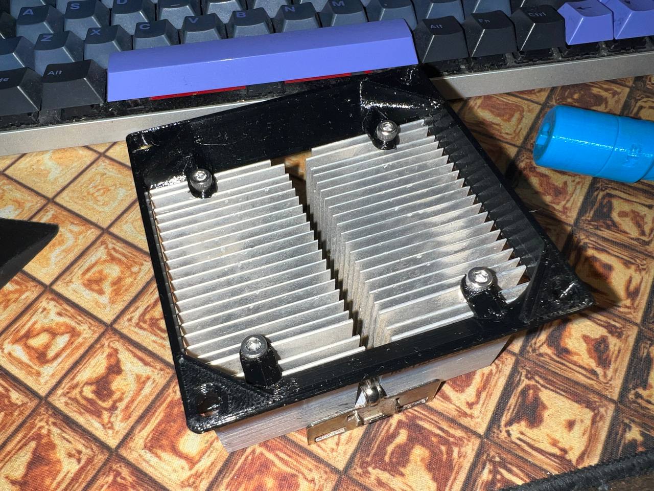 Socket A / 462 stock heatsink 80mm fan shroud adapter upgrade by jon ...