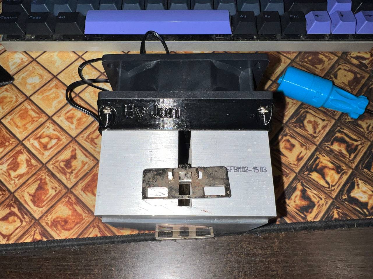 Socket A / 462 stock heatsink 80mm fan shroud adapter upgrade by jon ...