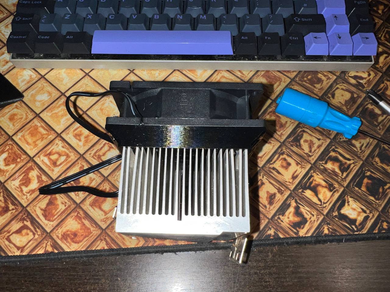 Socket A / 462 stock heatsink 80mm fan shroud adapter upgrade by jon ...