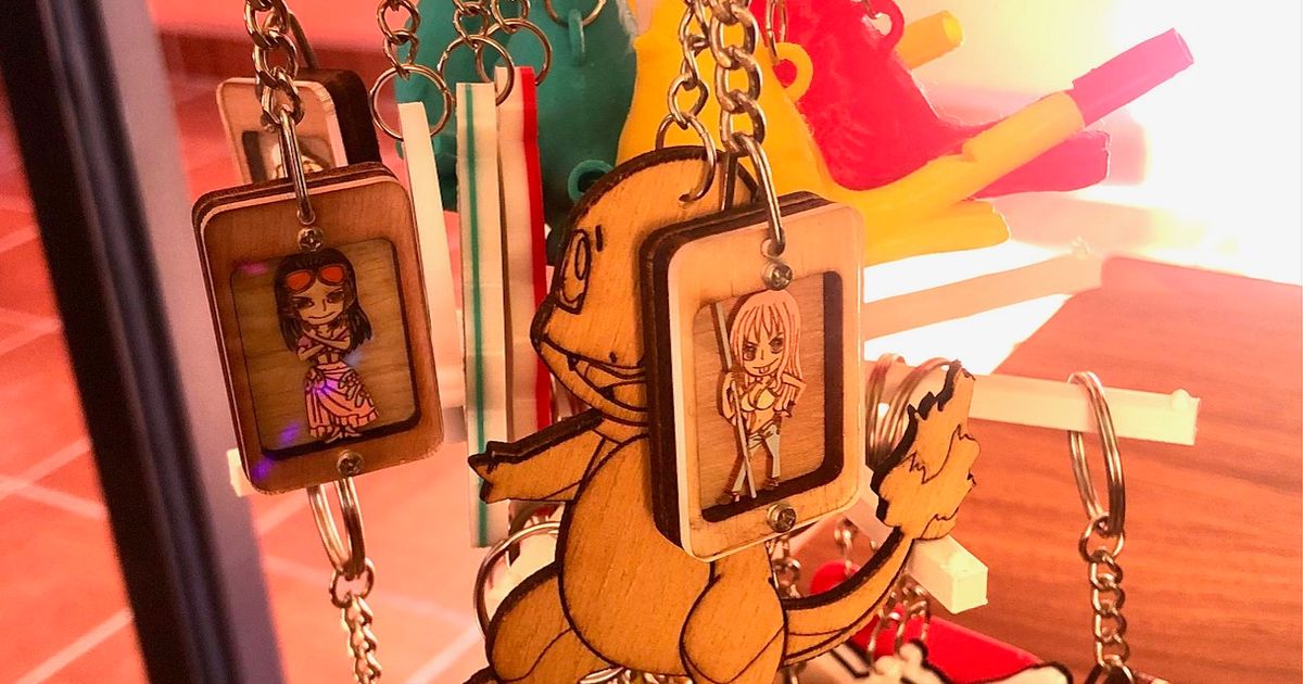 exhibidor para llaveros por Hanzo 3d | Descargar modelo STL gratuito ...