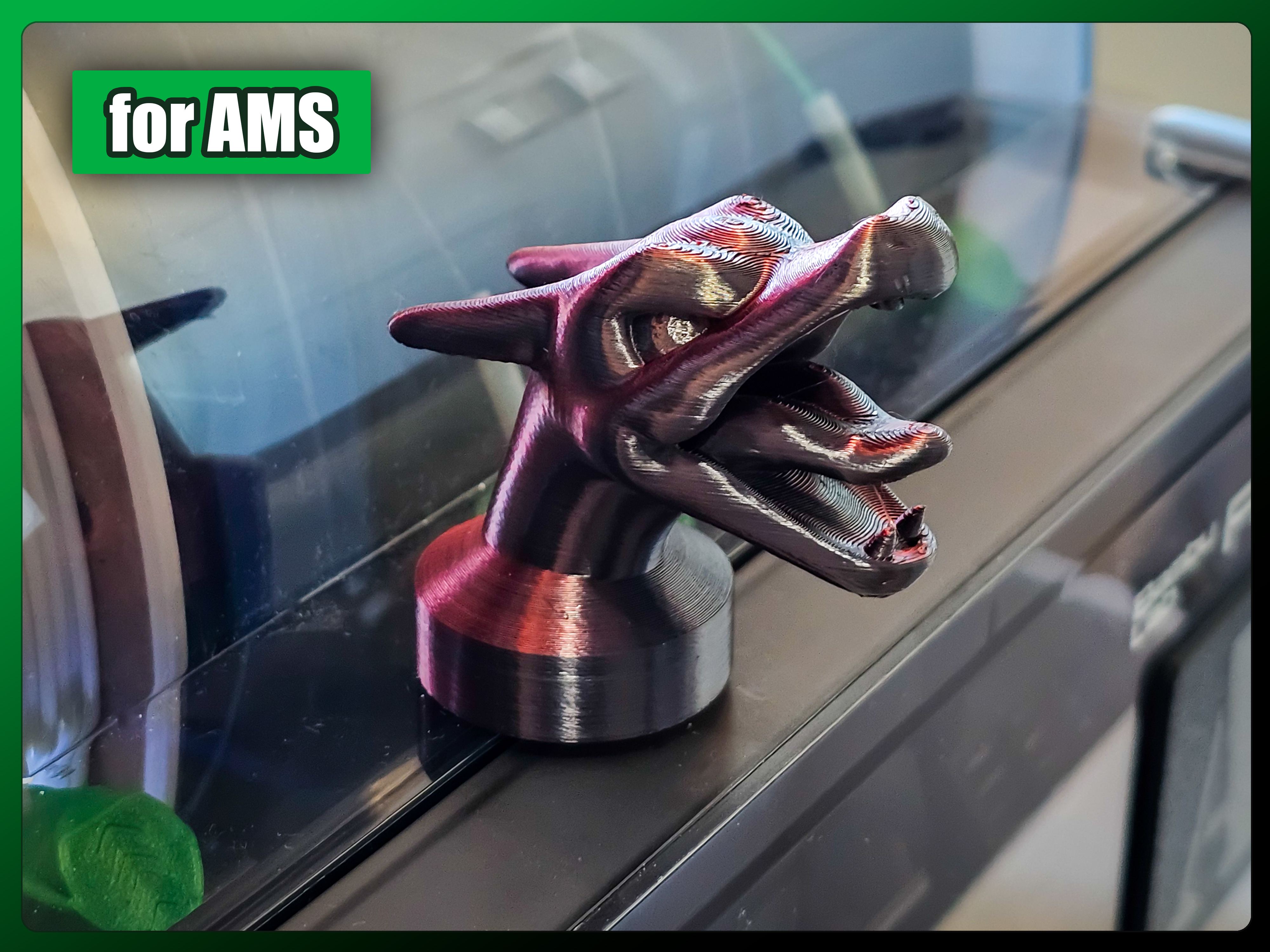 Bambu Lab AMS Handle - Dragon Head od autora AU3D | Stáhněte si zdarma ...
