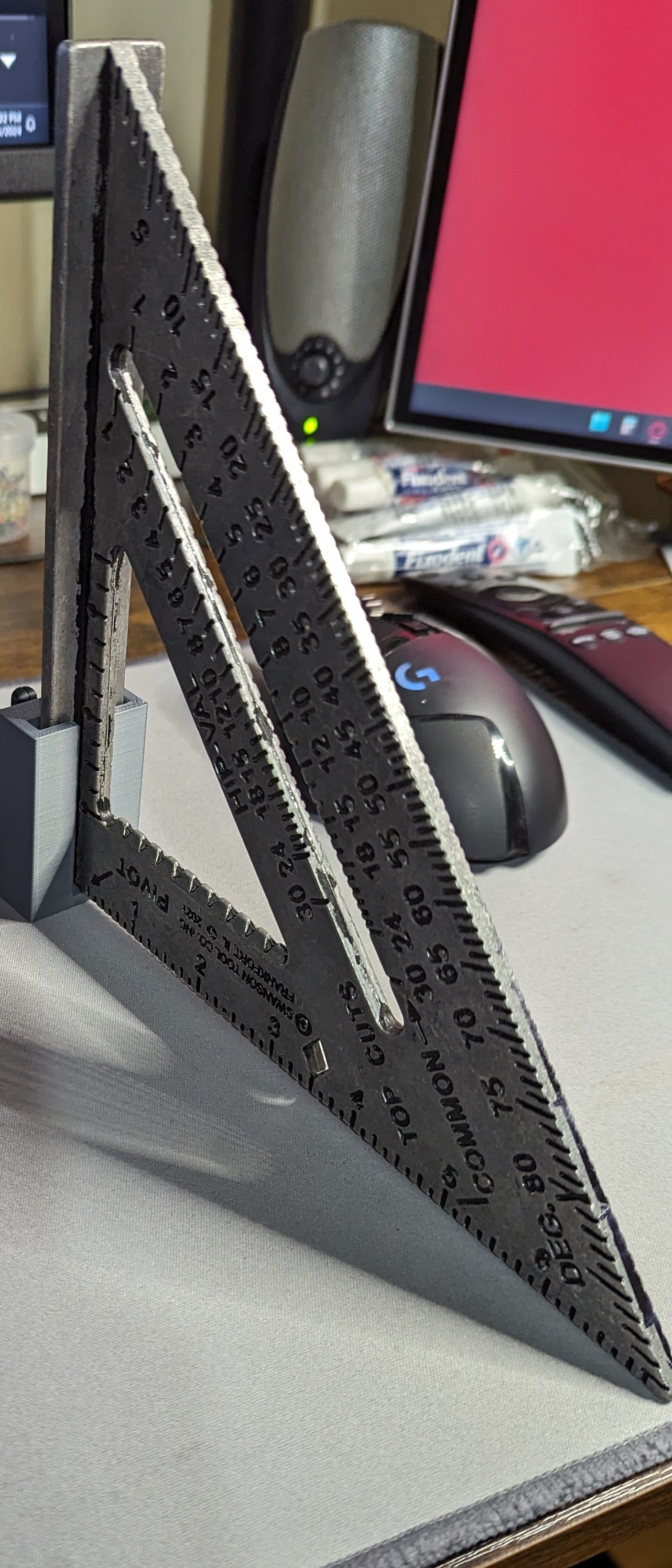 Swanson's Speed Square Holder - Sy's Peglock by VulpinePrints ...