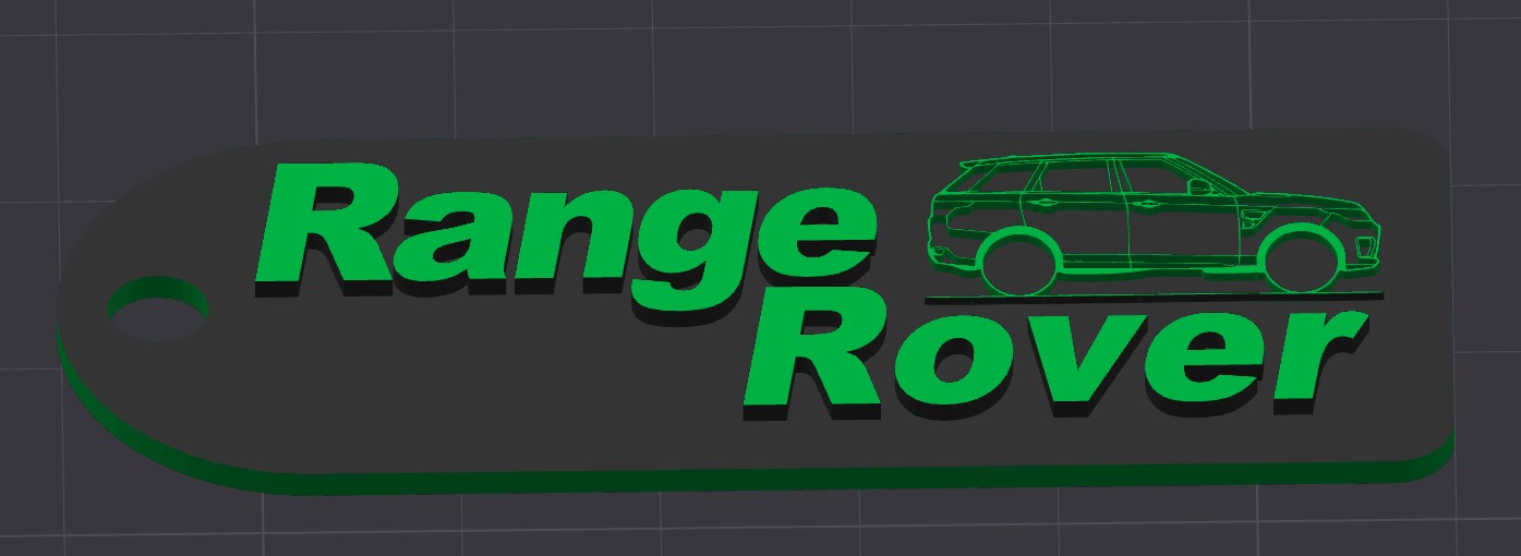 Range Rover Keychain by Blair T | Download free STL model | Printables.com