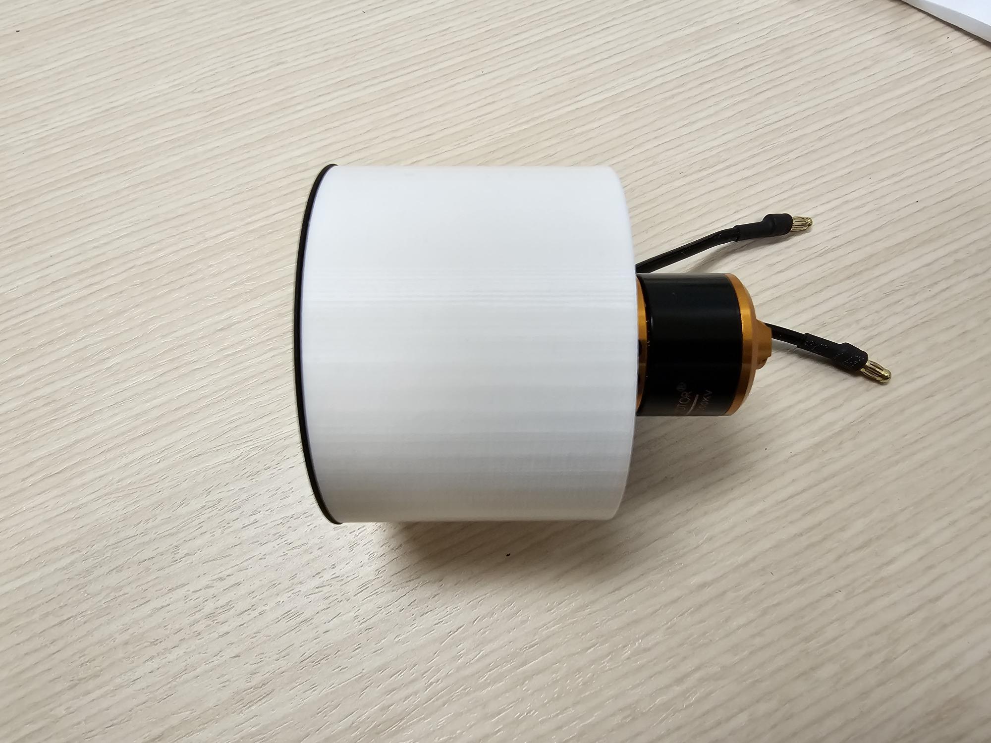 QX-Motor 50mm EDF Mount for Wing Wing Z-84 flying wing. by ...