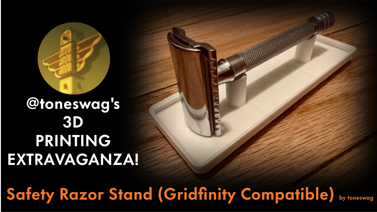 Gridfinity Safety Razor Stand by toneswag | Download free STL model ...