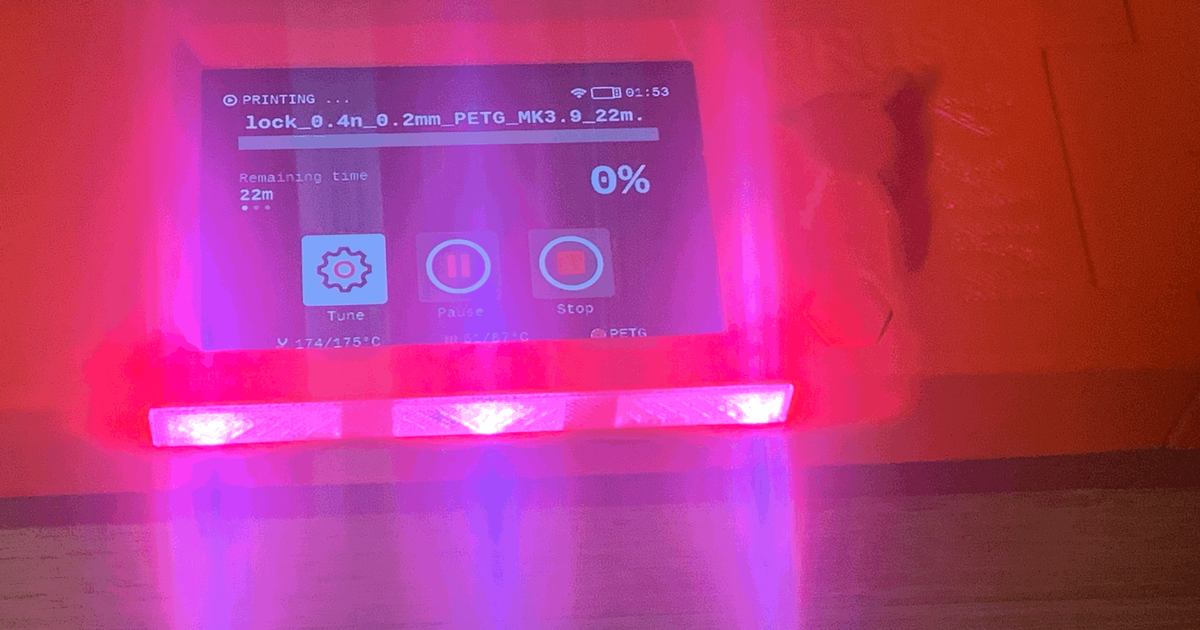 Printer-Box Lcd Diffuser for Mk4 by Dumknight | Download free STL model ...