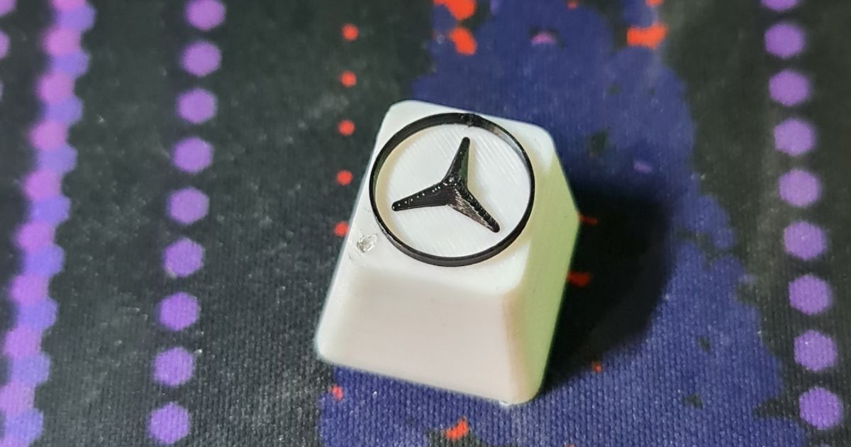 Mercedes Keycap by 3DLada | Download free STL model | Printables.com