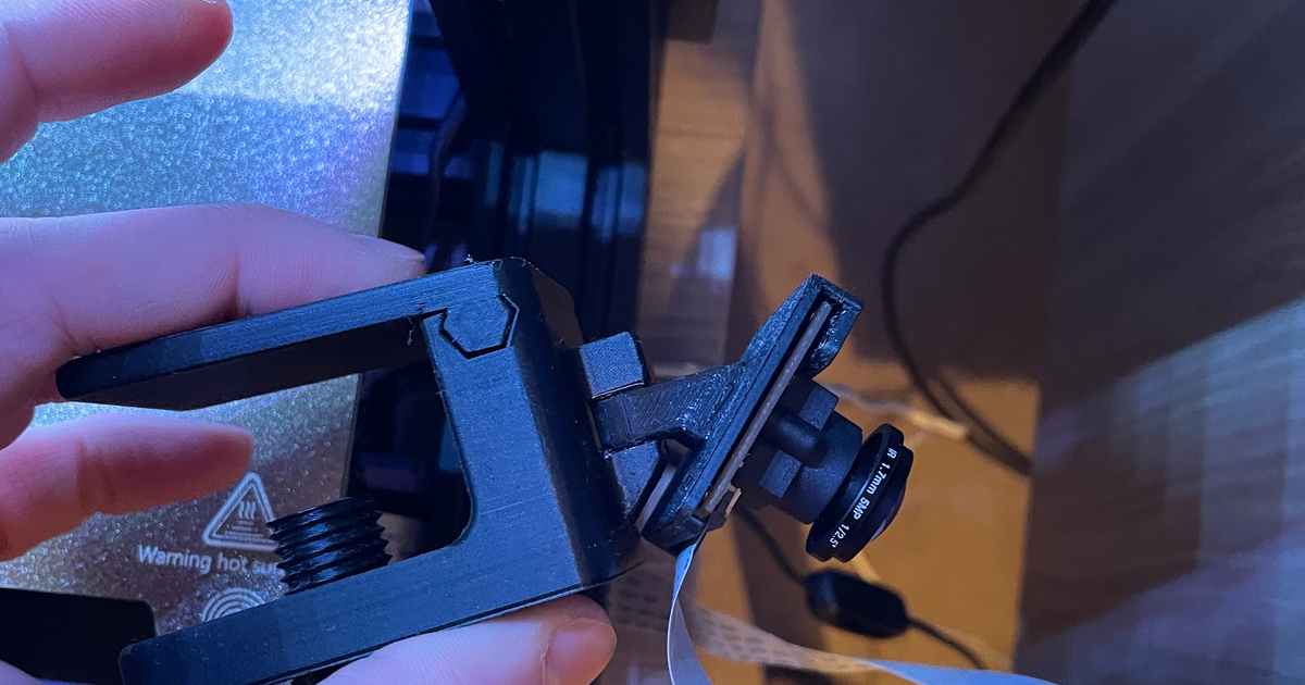 Desktop Camera mount by François BORDAS | Download free STL model ...