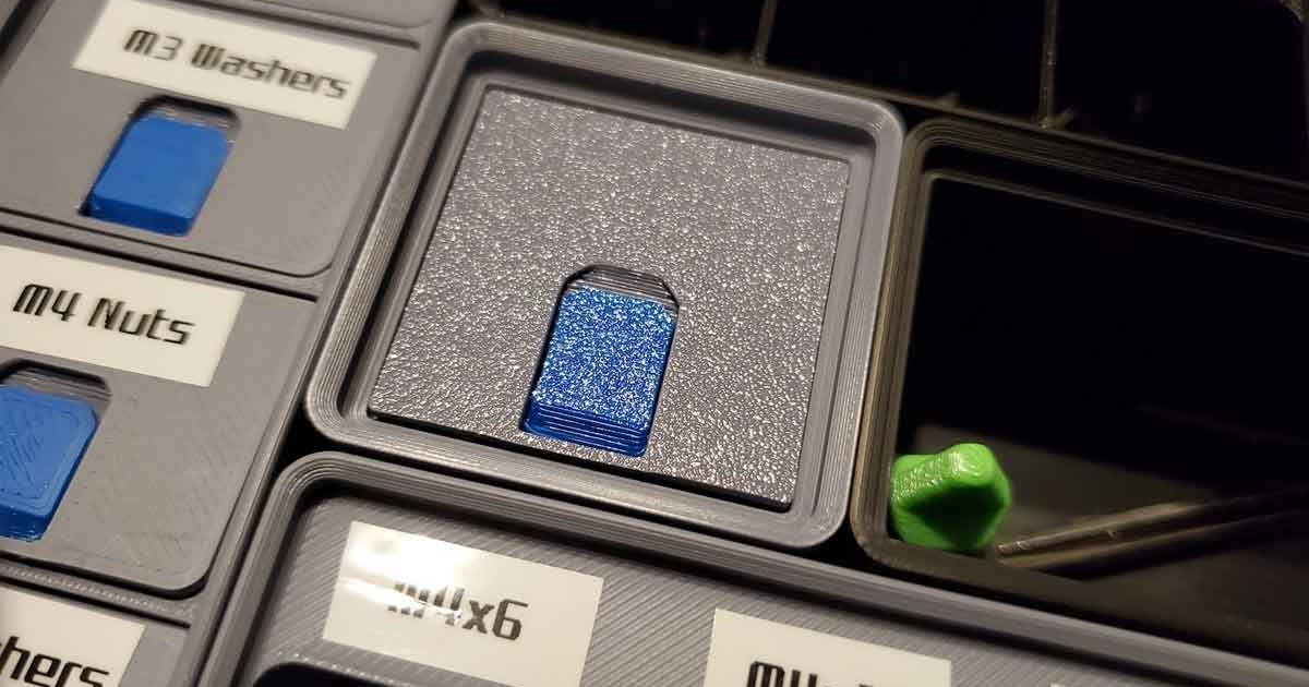 Gridfinity Bin 1x1 single compartment with covers (REMIX) von ...