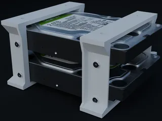 Disk (RAID) array bracket by Rexodus | Download free STL model ...