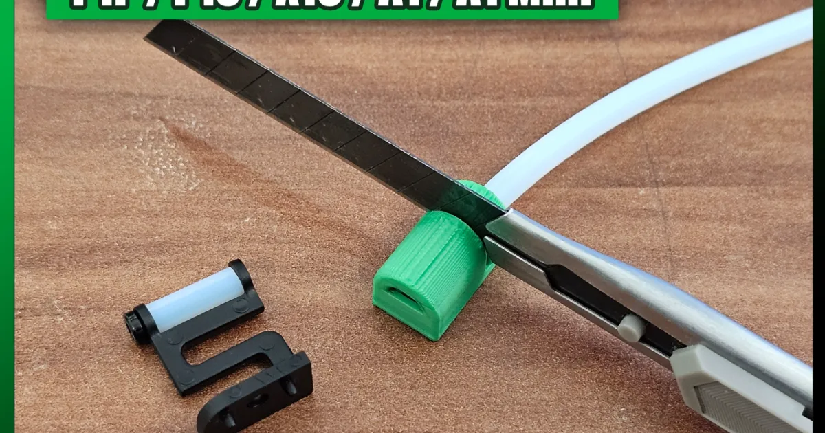 PTFE Tube Cutter for Bambu Lab P1P P1S X1C A1/Mini Nozzle Wiper par ...