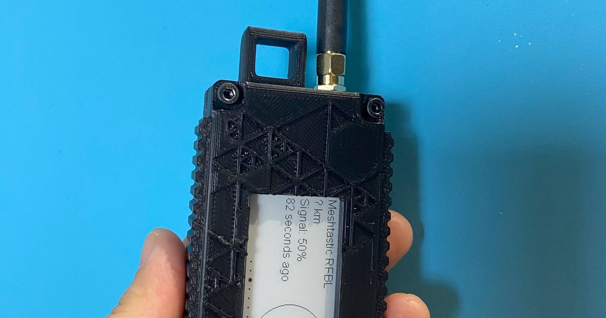 Heltec Wireless Paper Enclosure For Meshtastic ( SMA Antenna) by ...