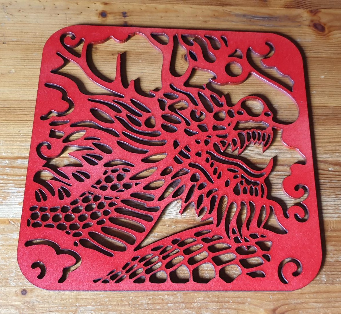 Dragon Cut Out by Florimond Chu | Download free STL model | Printables.com