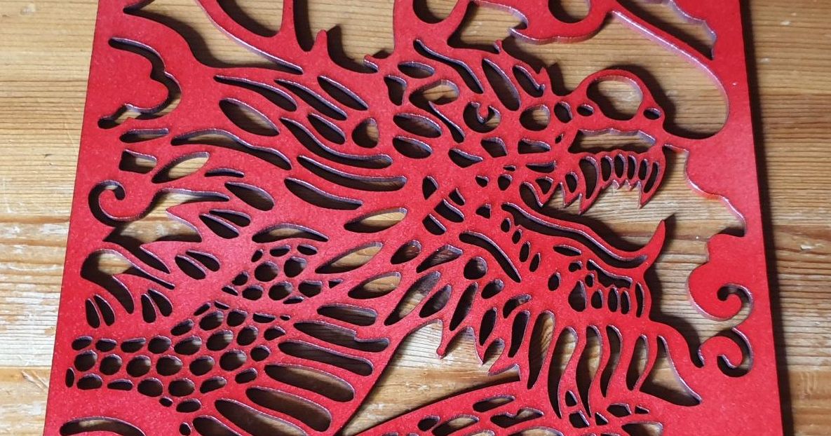 Dragon Cut Out by Florimond Chu | Download free STL model | Printables.com