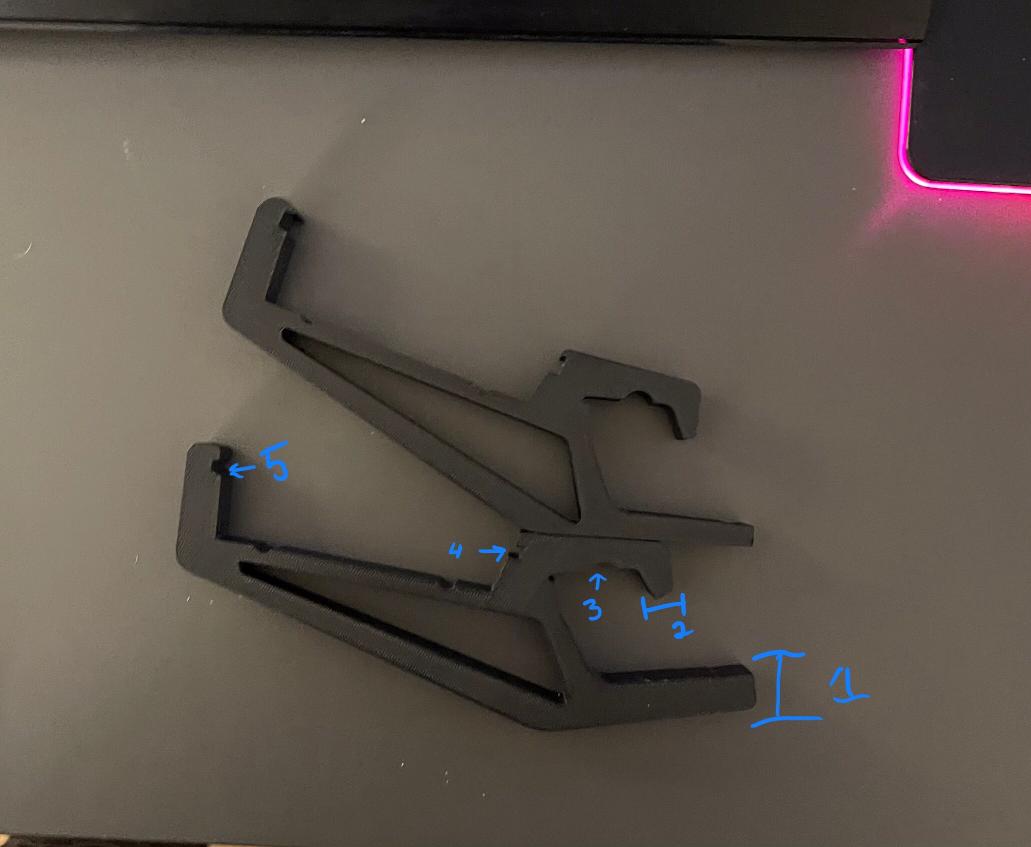 Stream Deck MK.2 Stand for corsair K70 MK.2 keyboard by Gritty ...