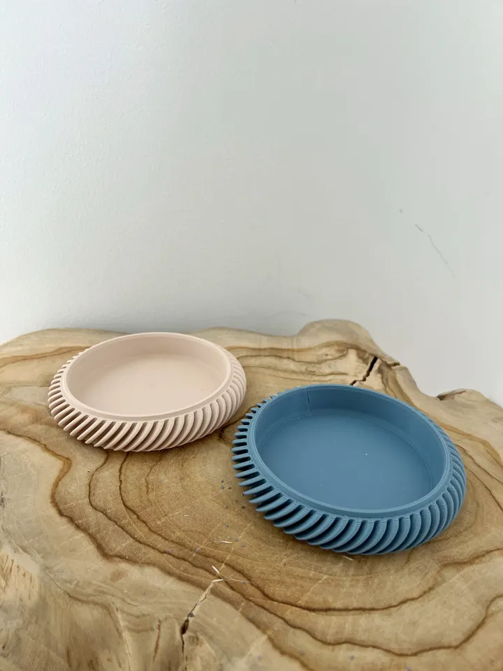 stackable tray flat round by guma.designs | Download free STL model ...