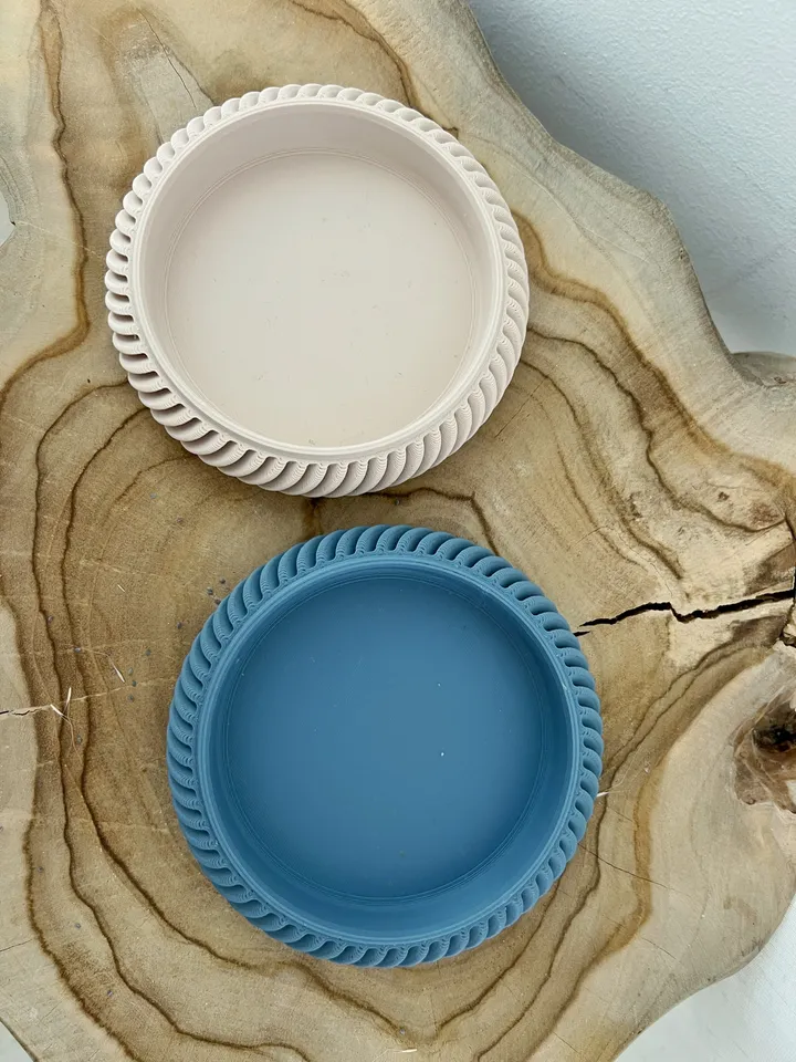 stackable tray flat round by guma.designs | Download free STL model ...