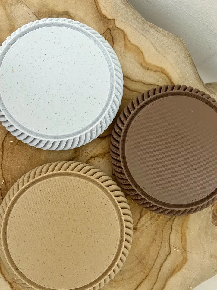 stackable tray flat round by guma.designs | Download free STL model ...