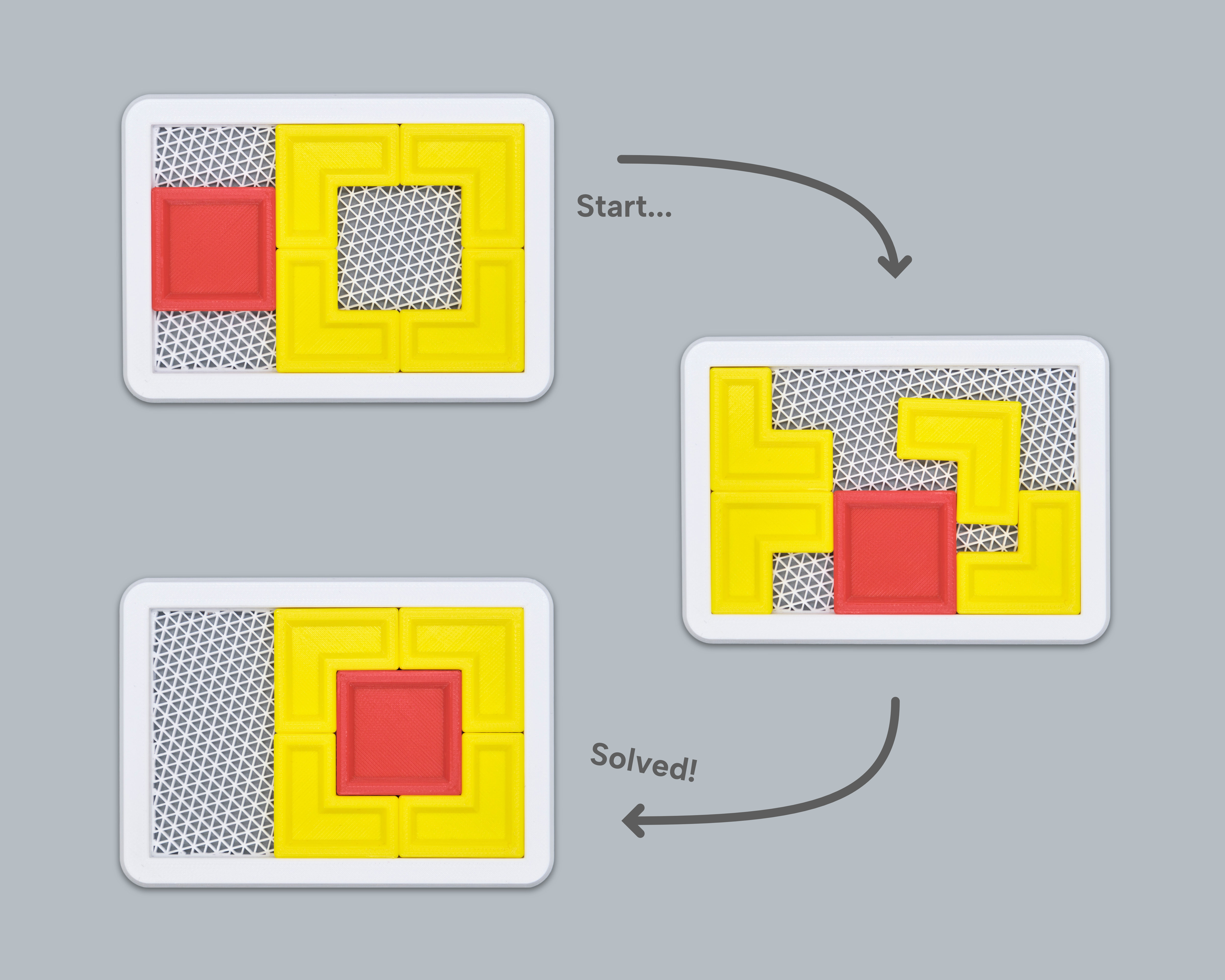 Hole-in-One Sliding Puzzle by zcassell | Download free STL model ...