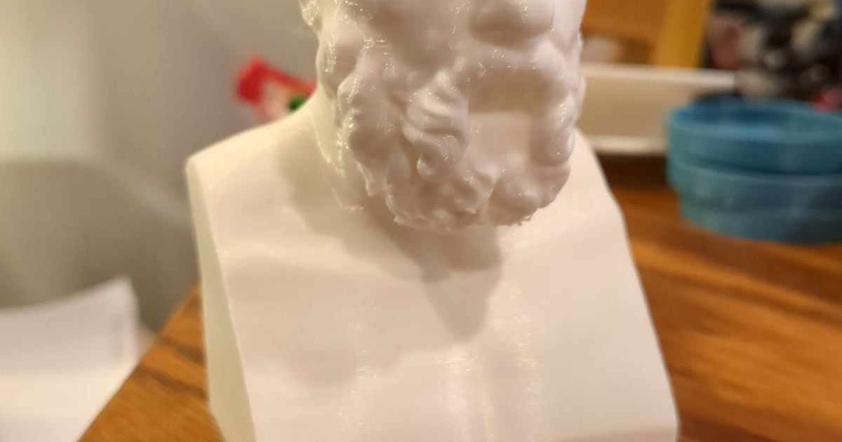 socrates bust (fixed base) by Seb | Download free STL model ...