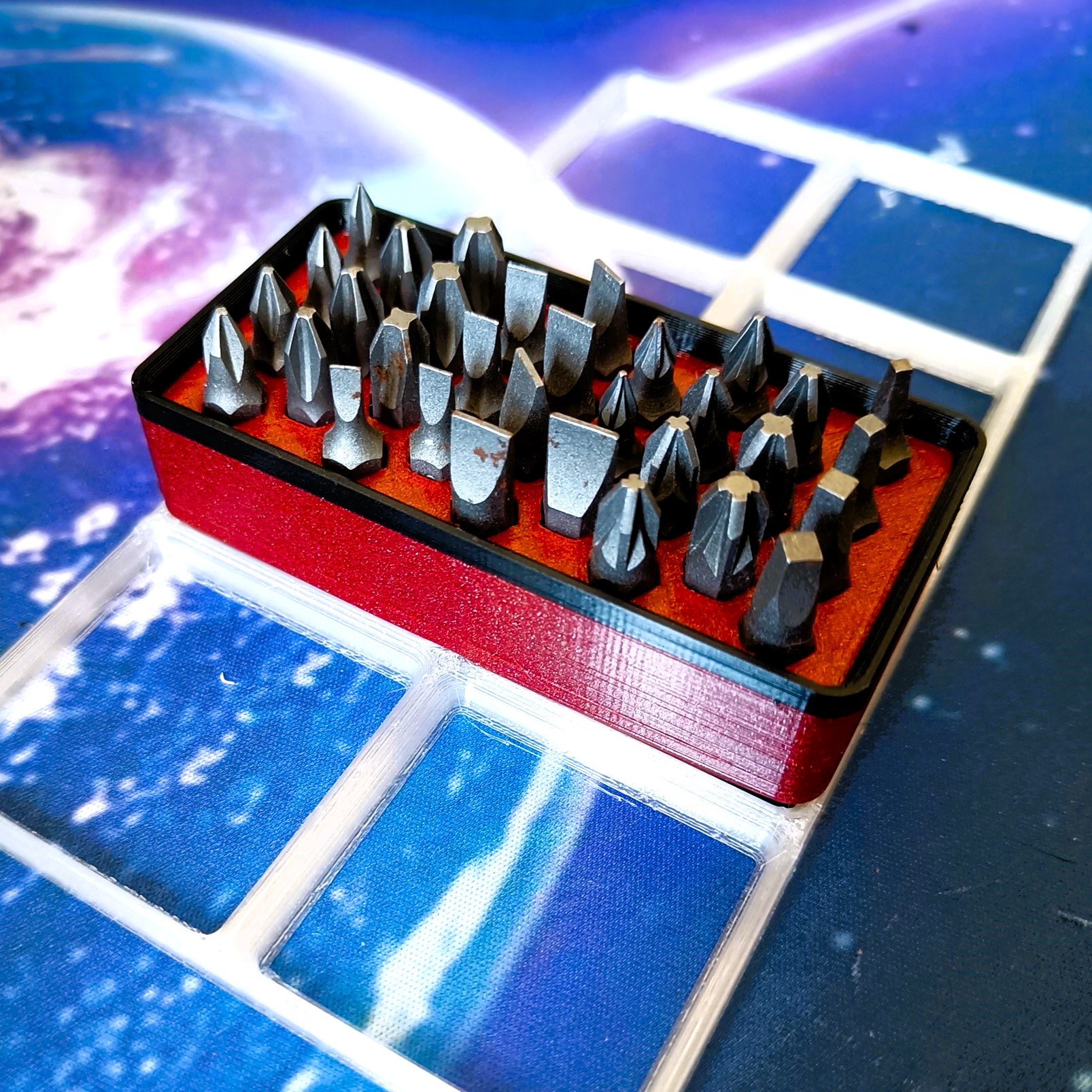 GRIDFINITY - 1x2 - 32 Hex-Bit Organizer by JW Designs | Download free ...