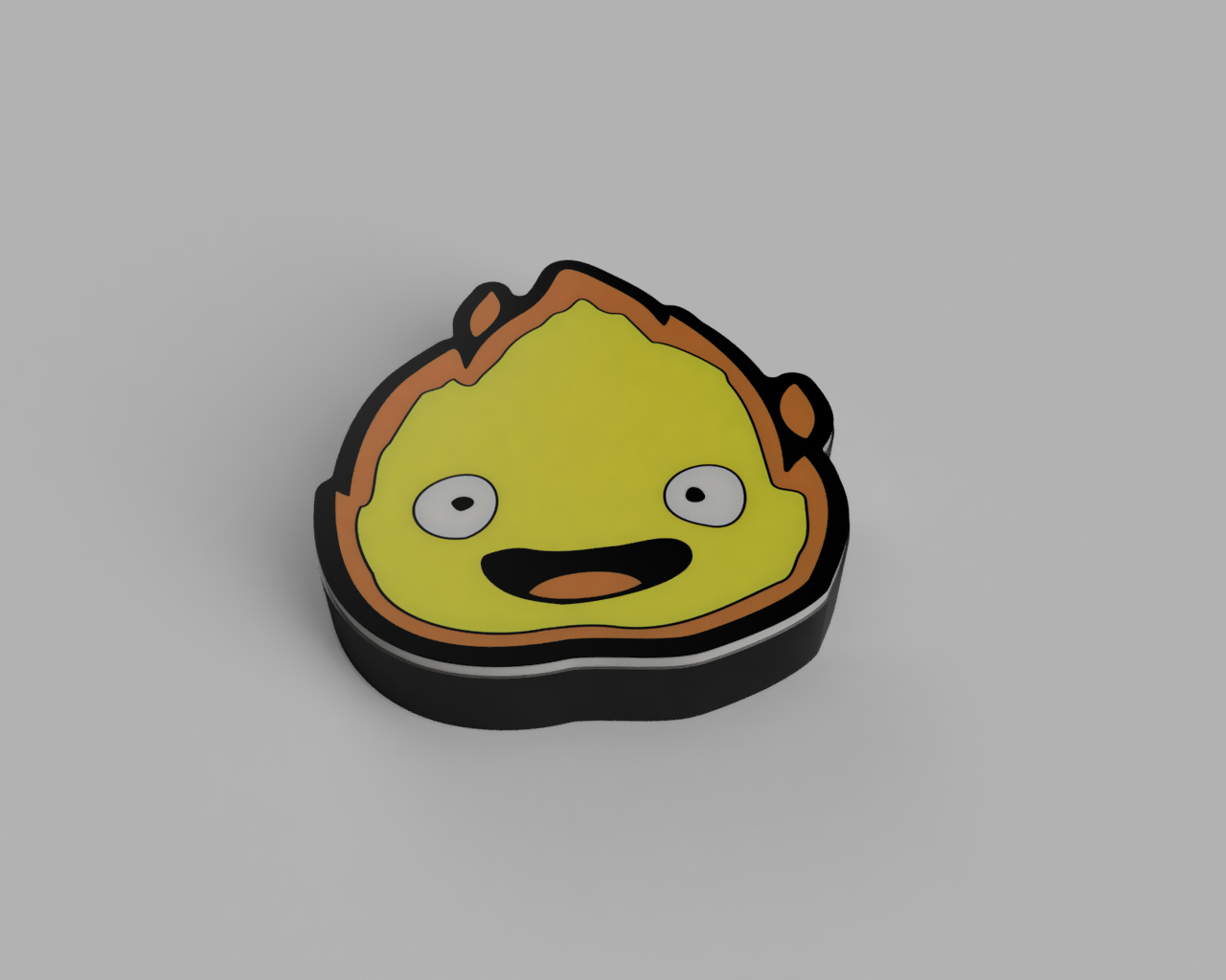 Calcifer Lightbox - Led Lamp Studio Ghibli by Valda3D | Printables Store