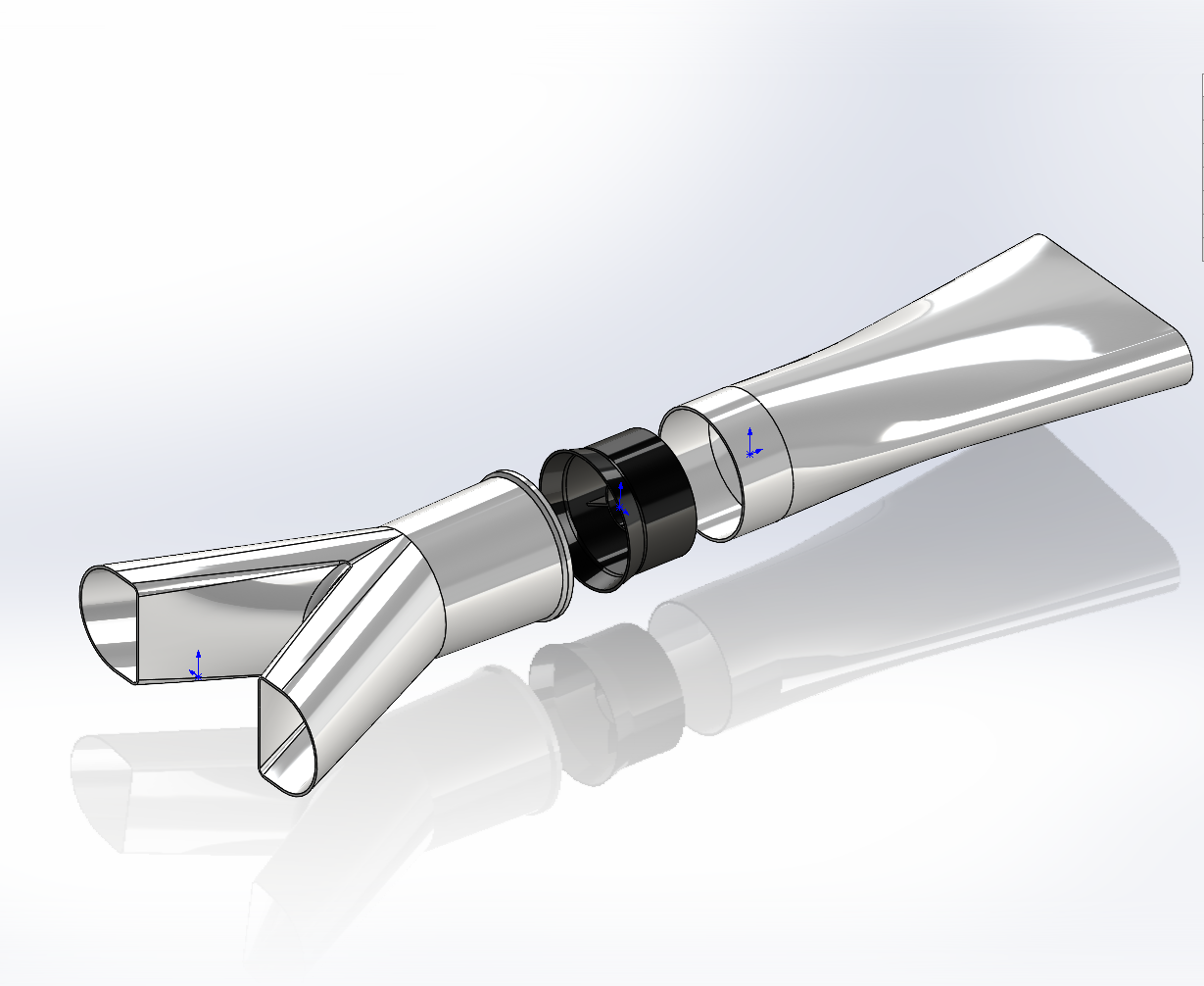 QX-Motor 30mm EDF Intake & Exhaust Duct for FMS Alpha Jet by ...