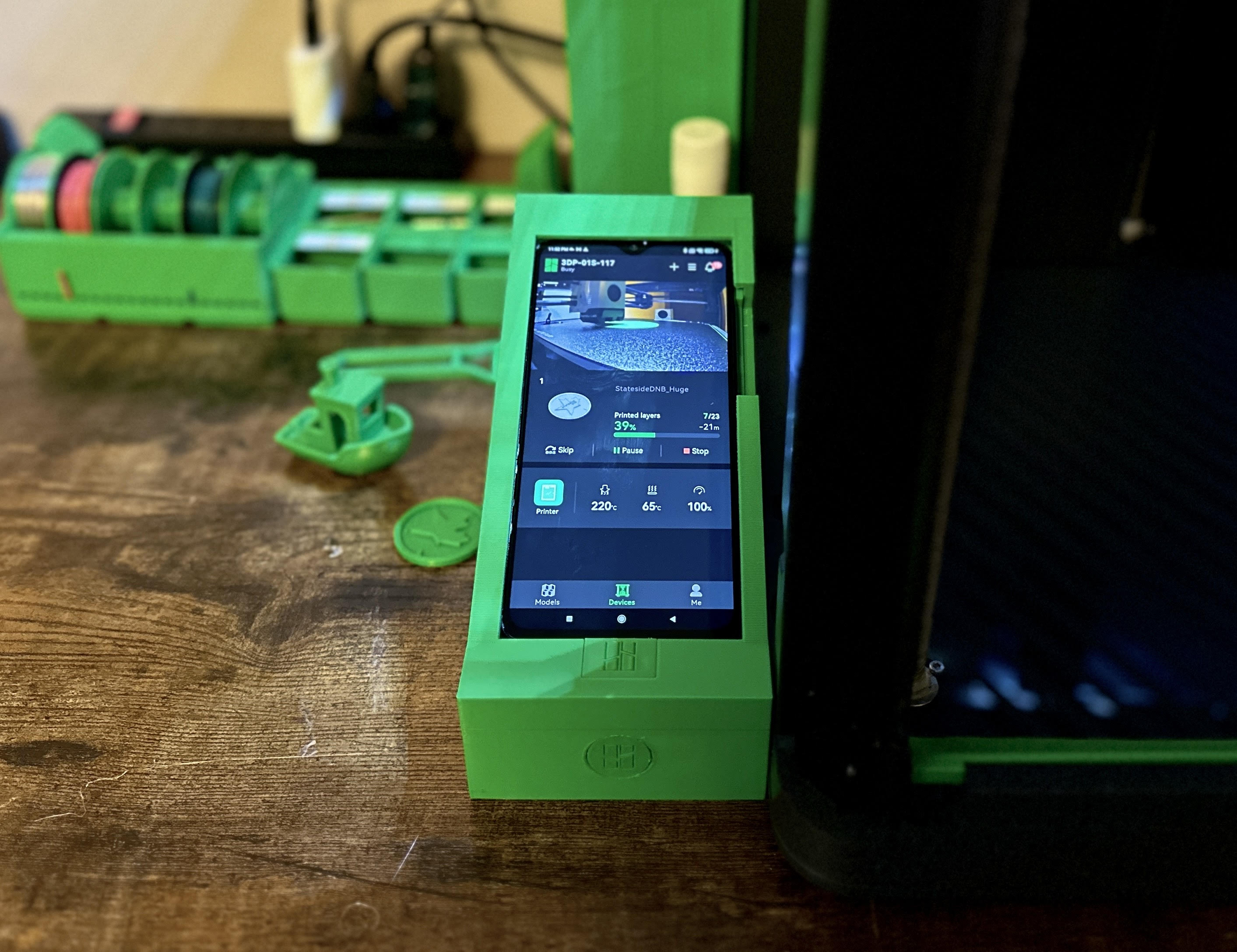 Bambu Phone Base by myalteredsoul | Download free STL model ...