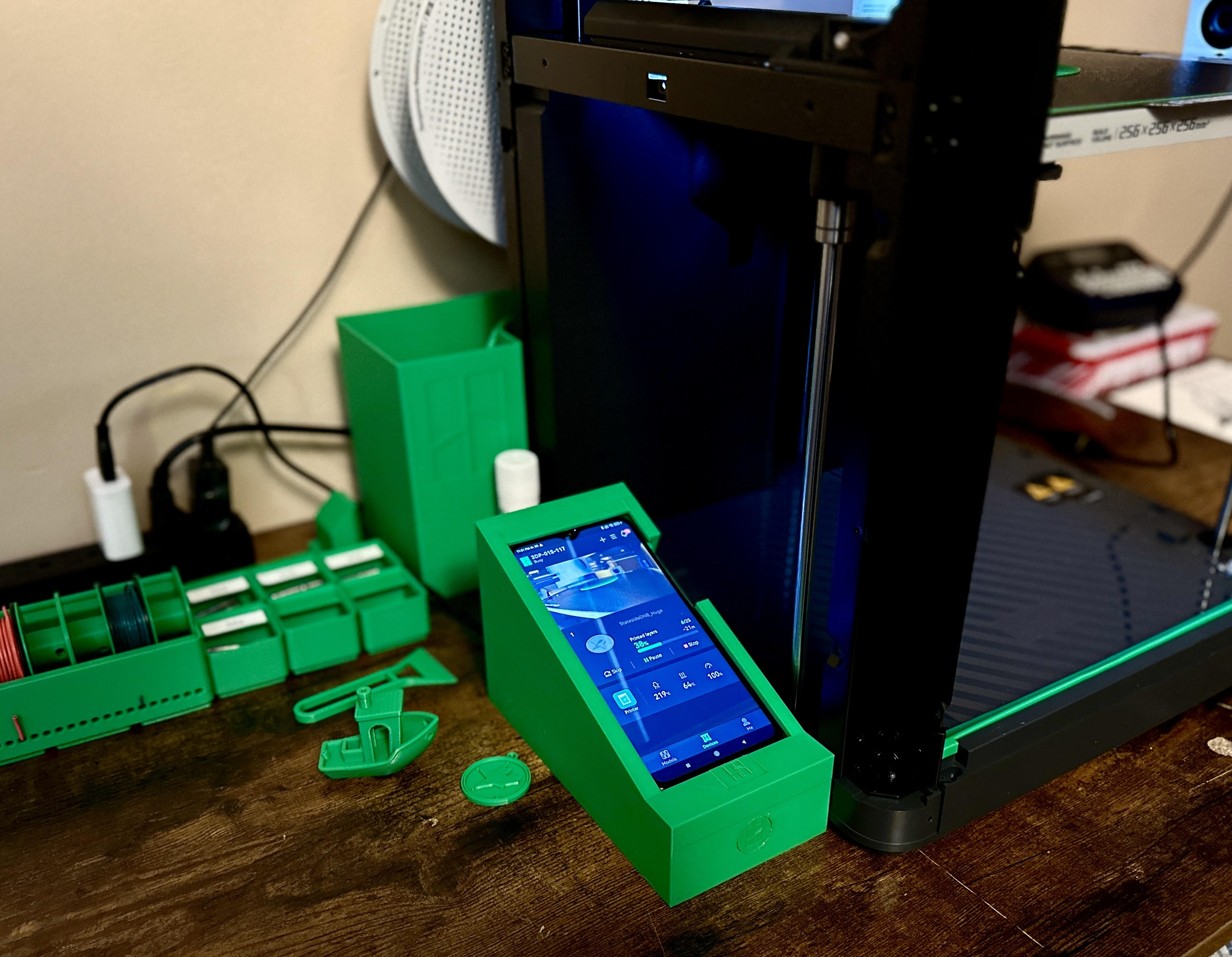 Bambu Phone Base by myalteredsoul | Download free STL model ...