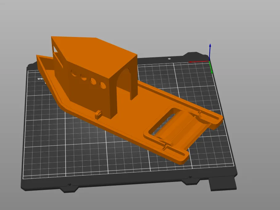 Rubber band powered paddle boat by Printit Tom | Download free STL ...