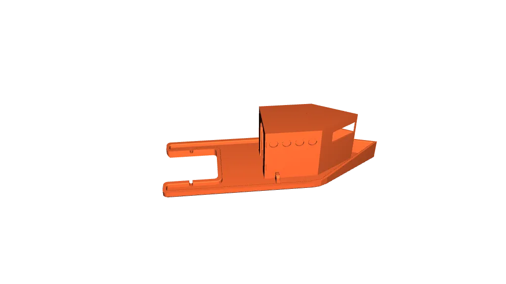 Rubber band powered paddle boat by Printit Tom | Download free STL ...