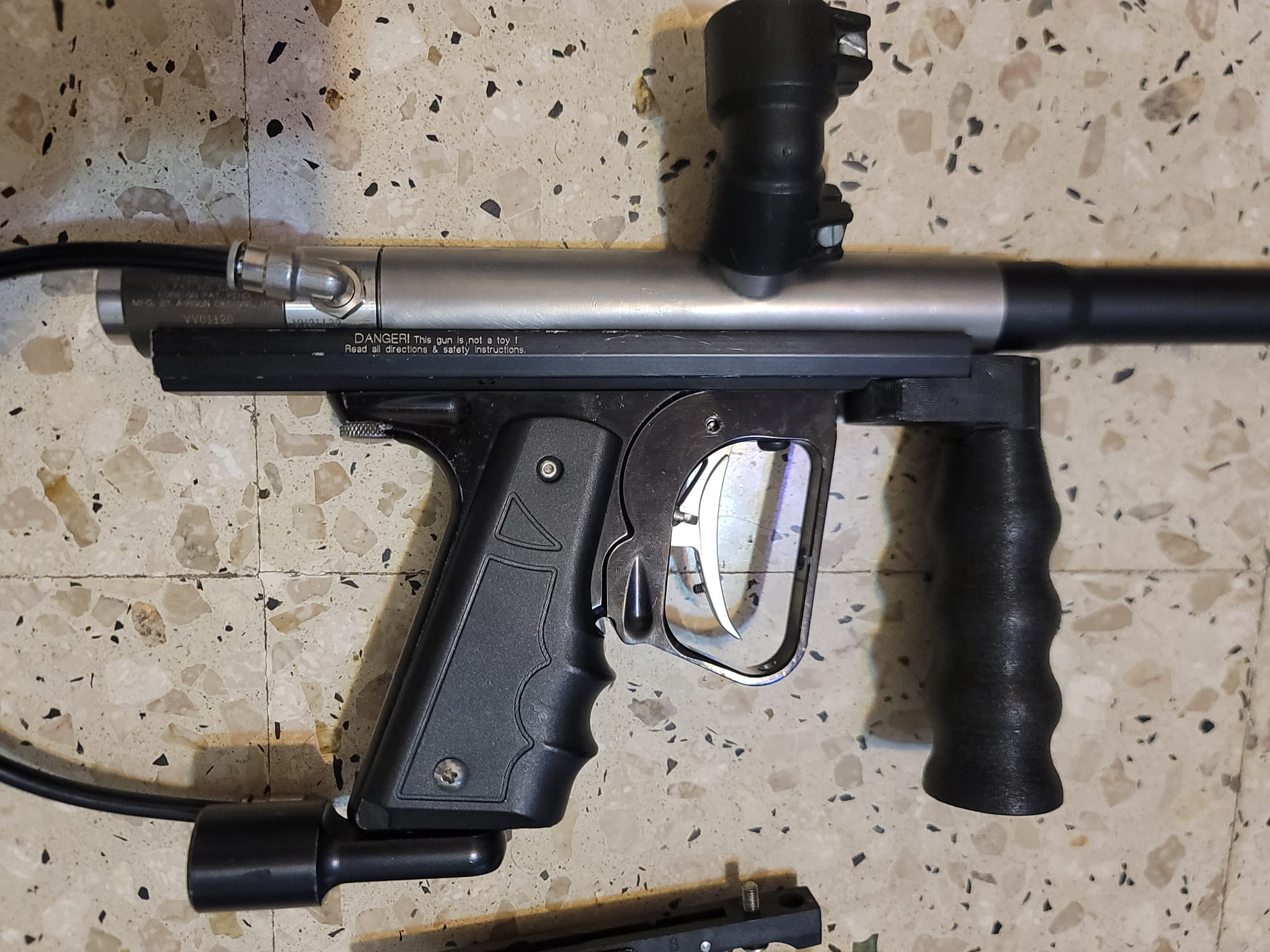 automag 68 paintball foregrip by Brian Segarra | Download free STL ...