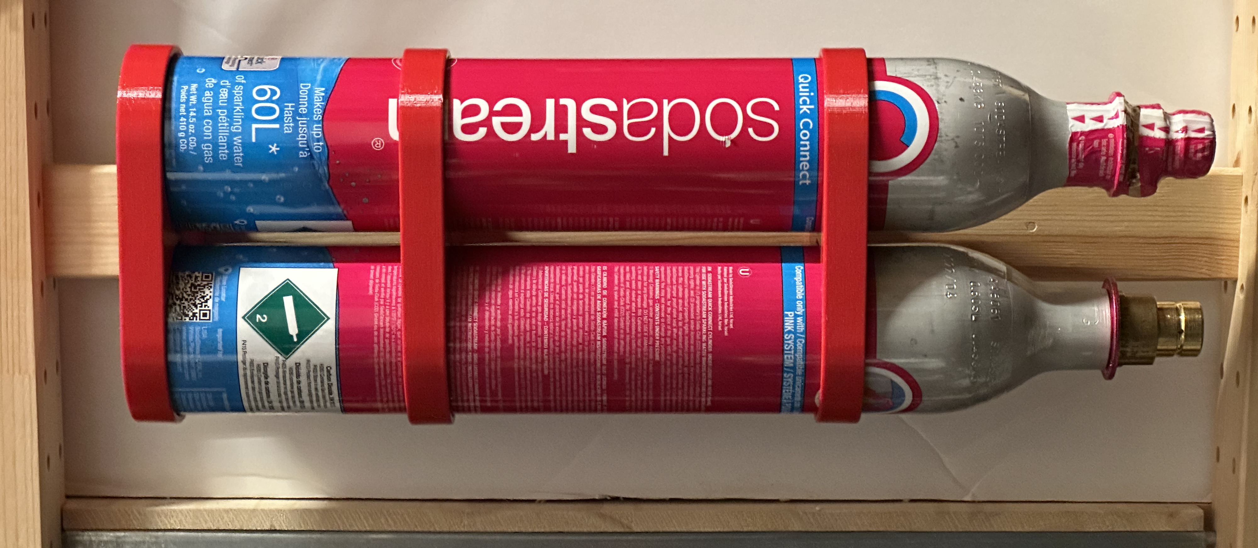 SodaStream CO2 Cylinder Holder for IKEA IVAR Shelving Unit by Siff3D ...