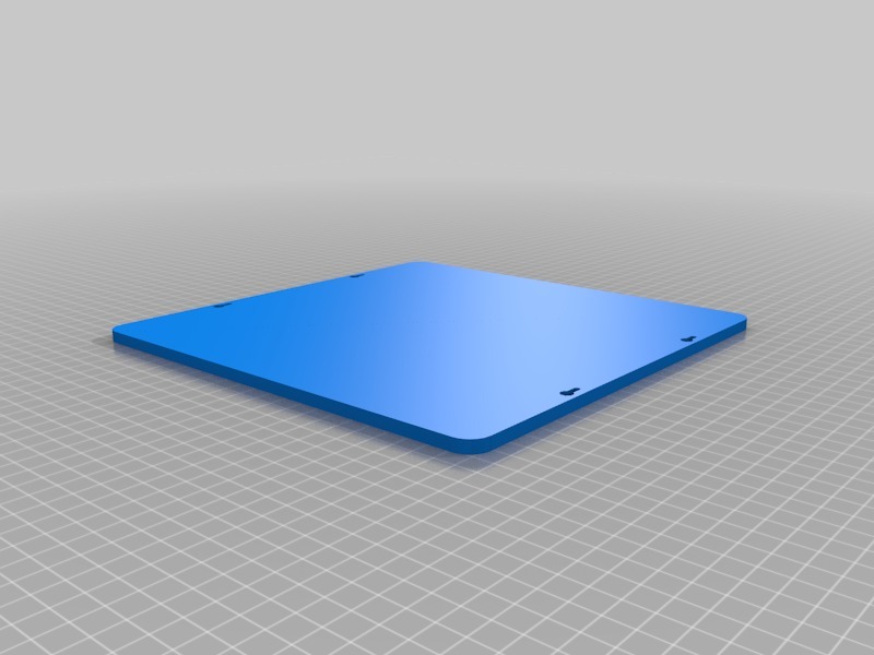 Ultimaker aluminium heated bed by hugokernel | Download free STL model ...