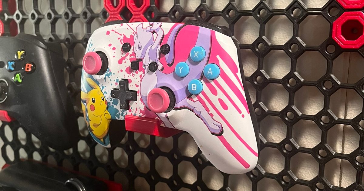 Multiboard Nintendo Switch Controller Mount by fewyn | Download free ...