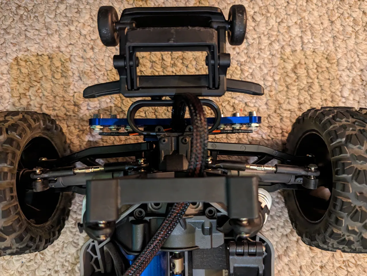 Rear bumper-mounted LED lights for Traxxas Rustler 4x4 VXL by Rip N Dip ...