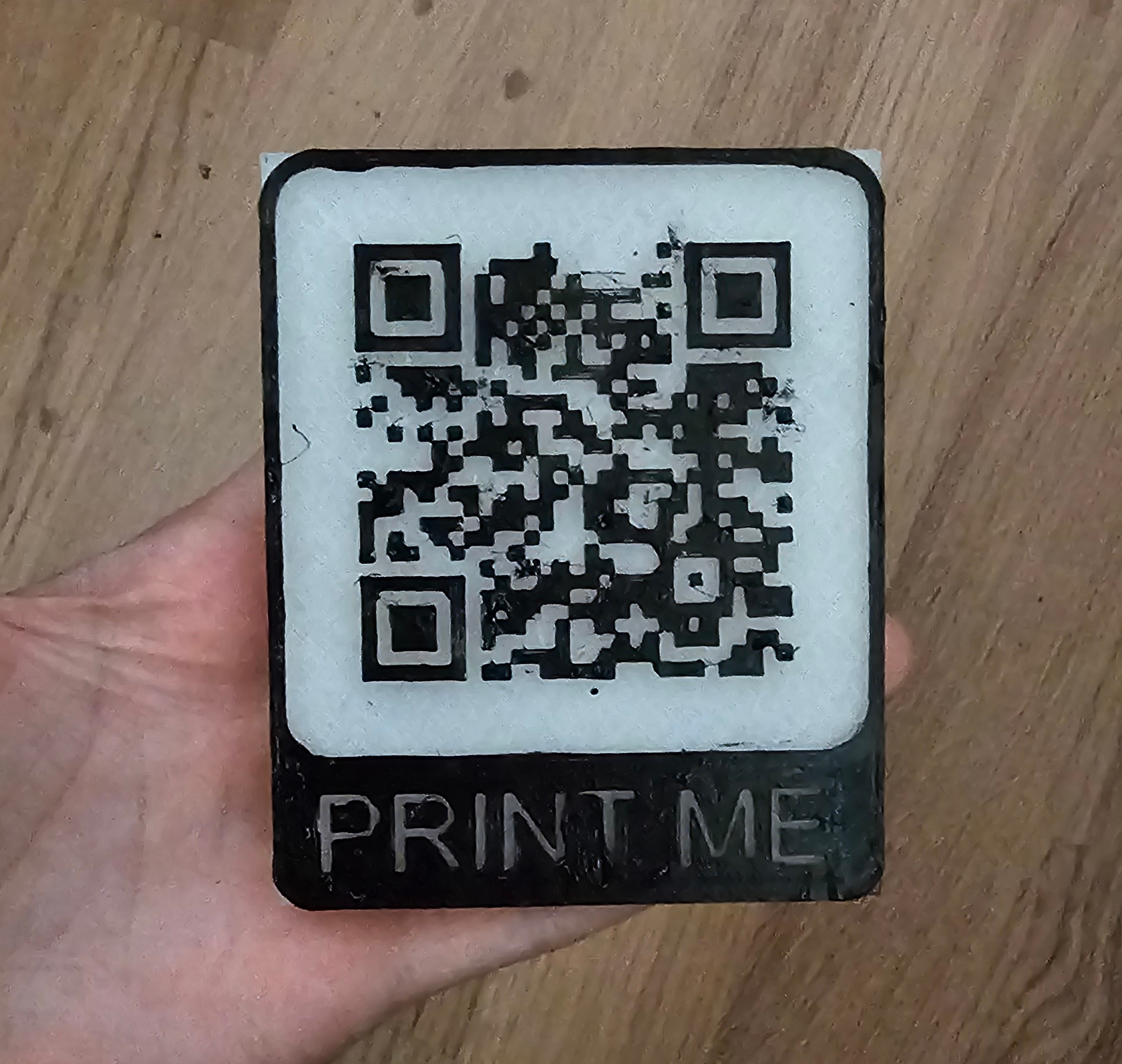 PRINT ME - QR CODE by P-196 | Download free STL model | Printables.com