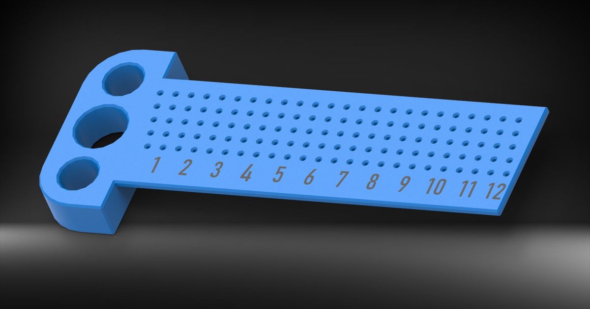Marking ruler by JBoe | Download free STL model | Printables.com