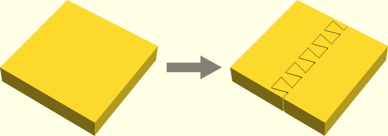 Parametric dovetail generator for OpenScad by hugokernel | Download ...