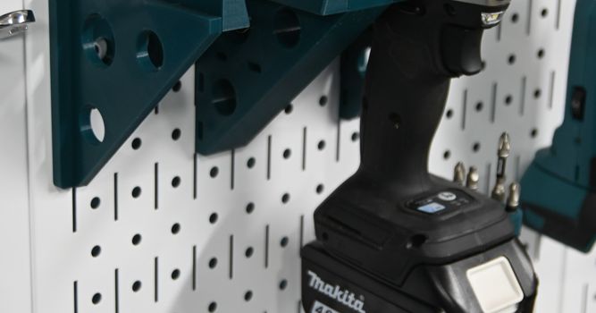 Drill & Driver Wall Control Mount by poprhythm | Download free STL ...