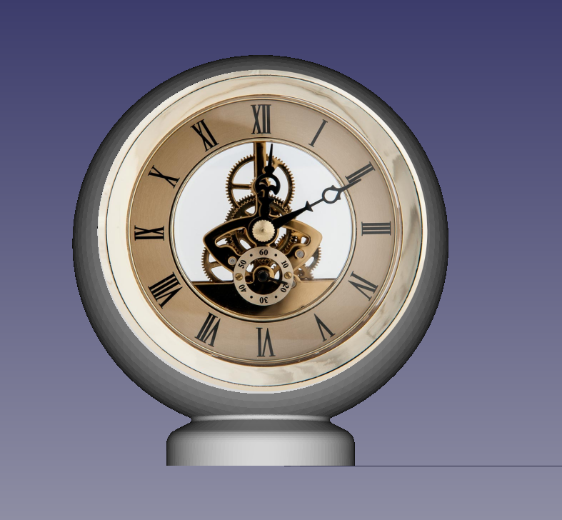 Vintage desk ball clock by Clockman | Download free STL model ...