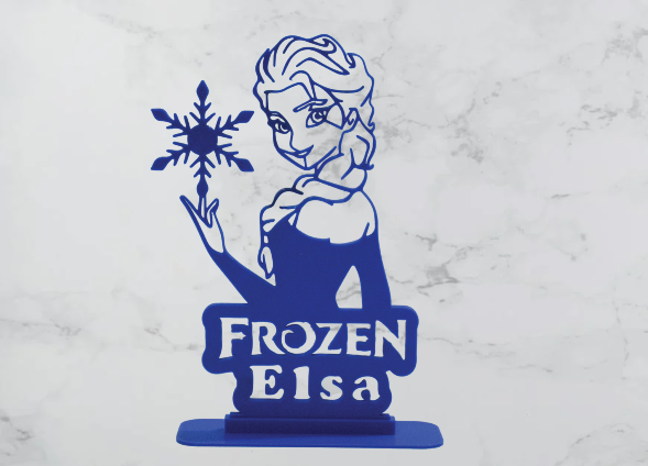 2D Frozen Elsa by V3Dprint | Download free STL model | Printables.com
