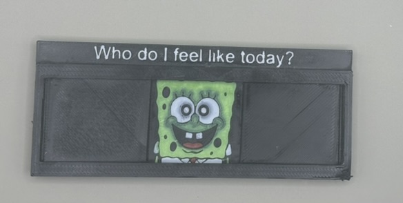 Spongebob Themed Mood Indicator by AnotherYeti | Download free STL ...