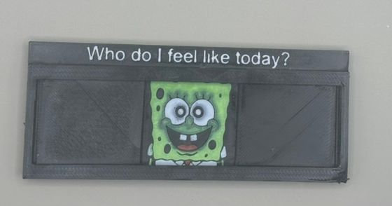 Spongebob Themed Mood Indicator by AnotherYeti | Download free STL ...