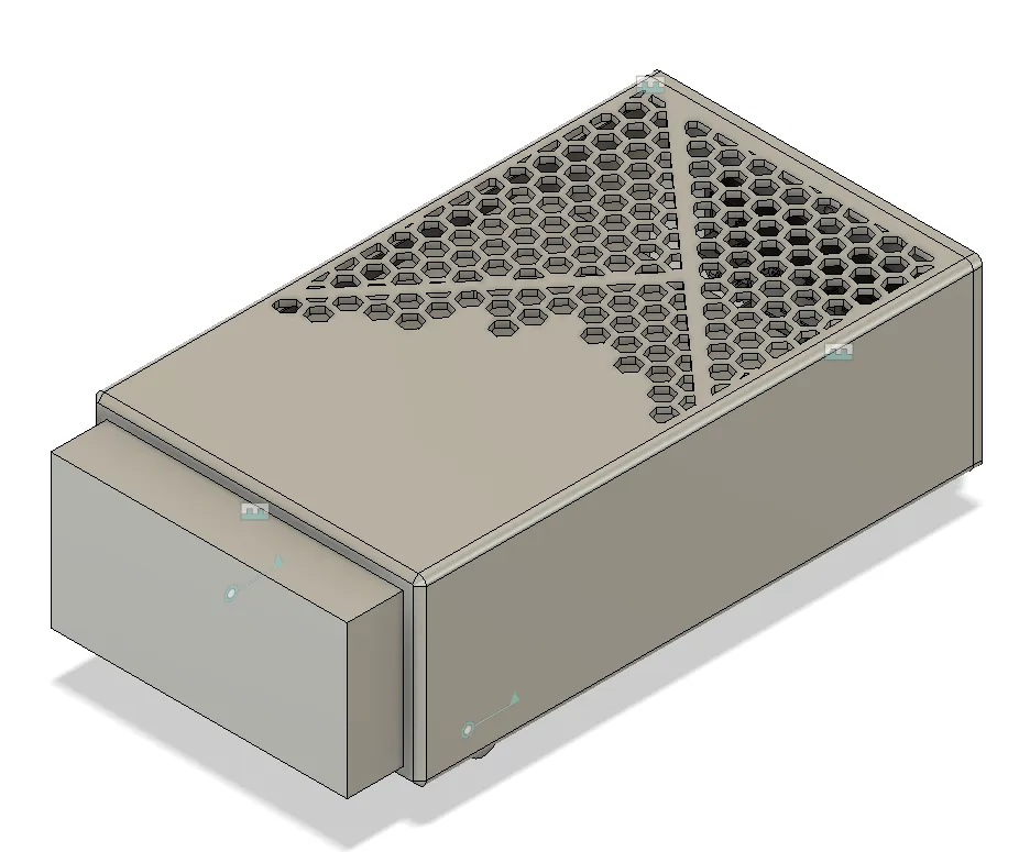 1/8 DIN Benchtop Enclosure with Print in Place Legs by printwithmeXYZ ...