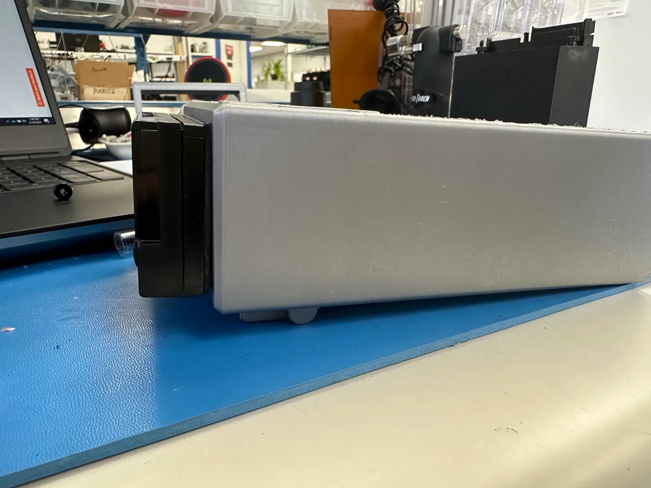 1/8 DIN Benchtop Enclosure with Print in Place Legs by printwithmeXYZ ...