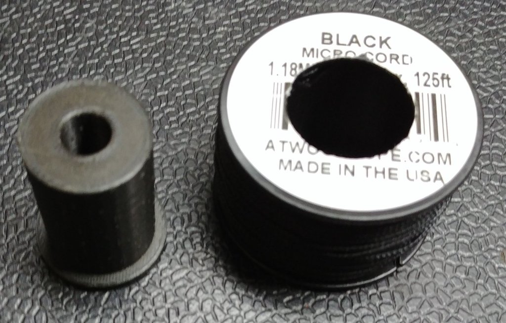 Micro Cord Spool Center Spacer by echomirage | Download free STL model ...